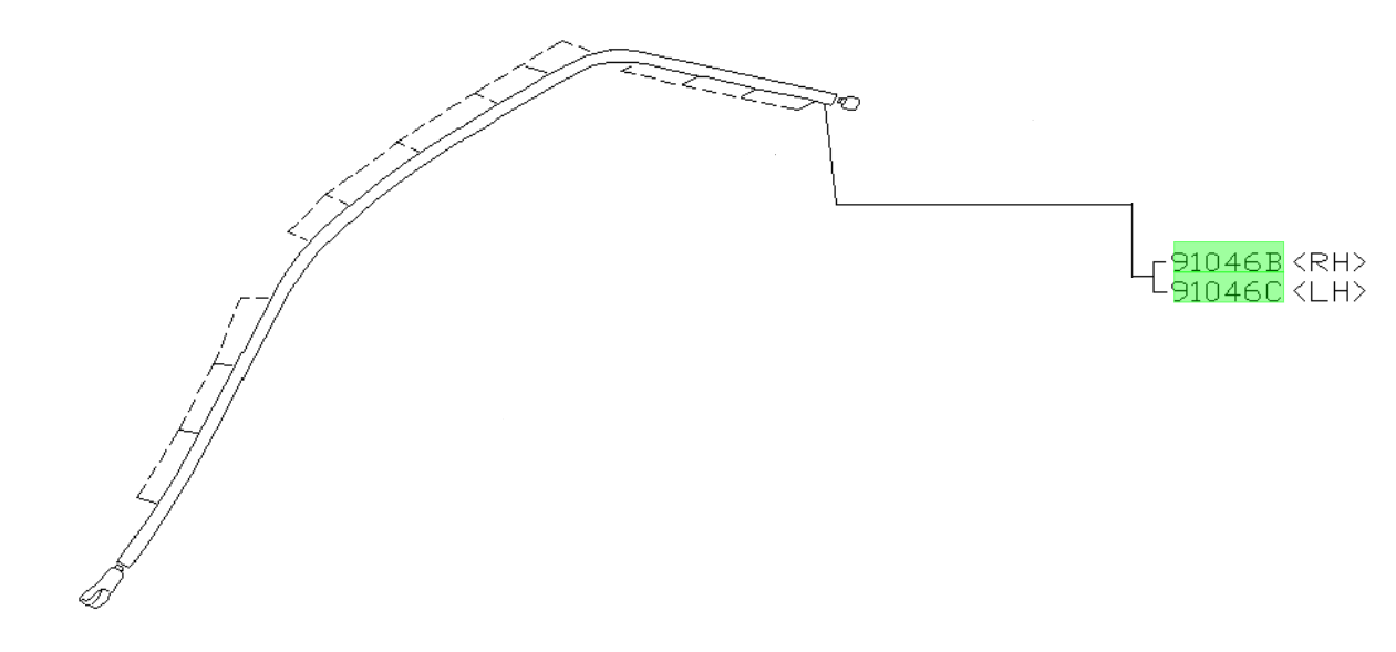 Subaru Impreza GC8 Roof Trim 1992-2000